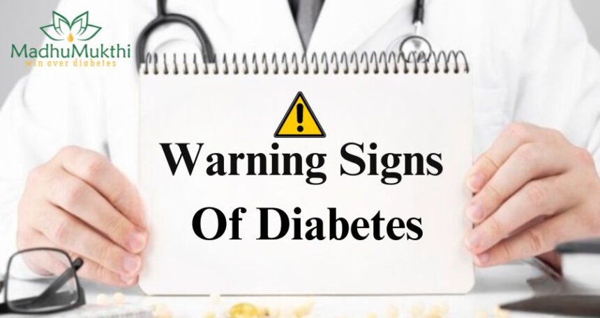 What are 10 warning signs of diabetes?