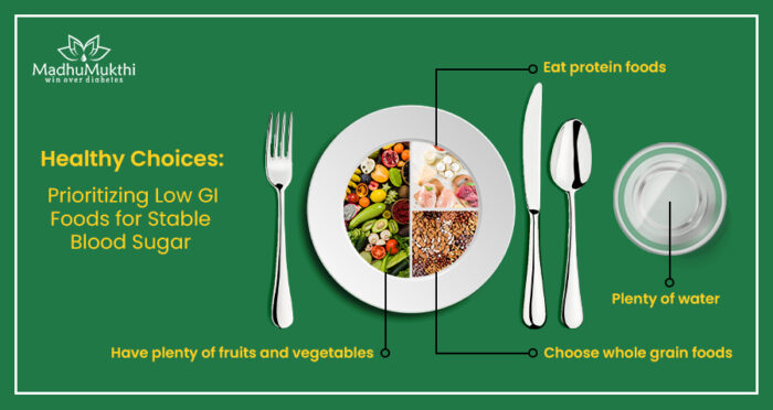 Healthy Choices: Prioritizing Low GI Foods for Stable Blood Sugar